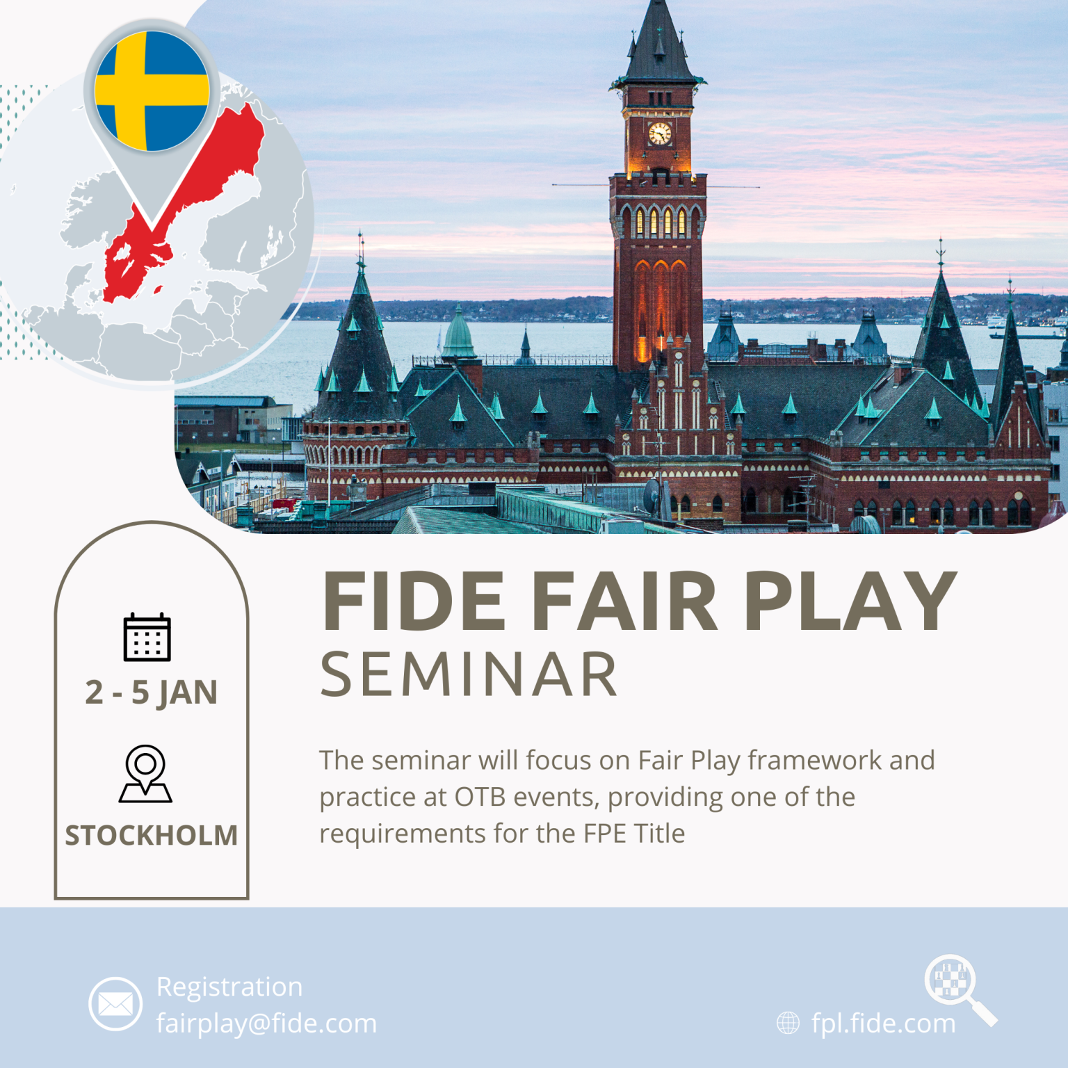 FIDE Fair Play Seminar in Stockholm, Sweden – January 2025 – Fair Play ...